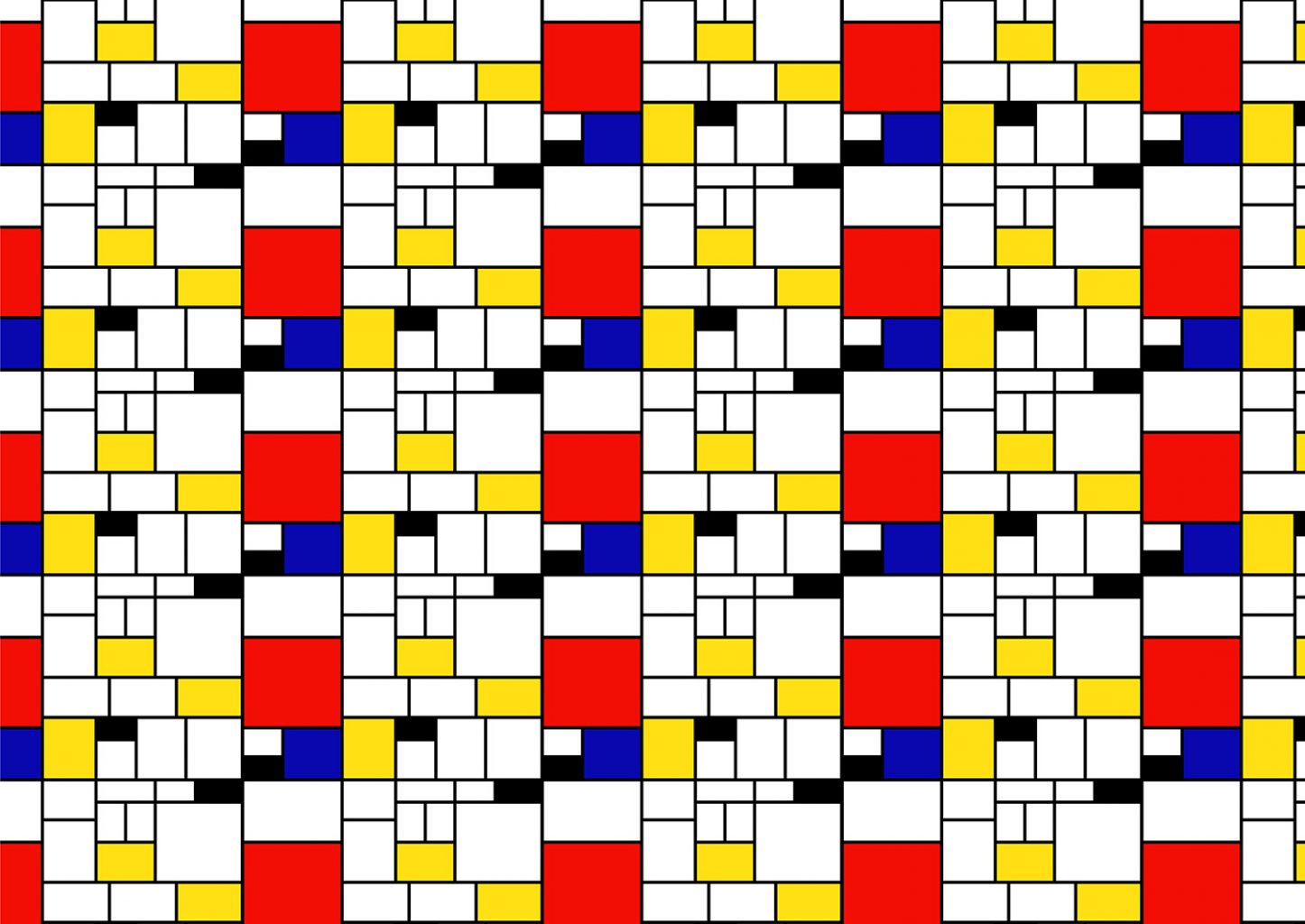 טפט Piet Mondrian Pattern 3 – BOTTA