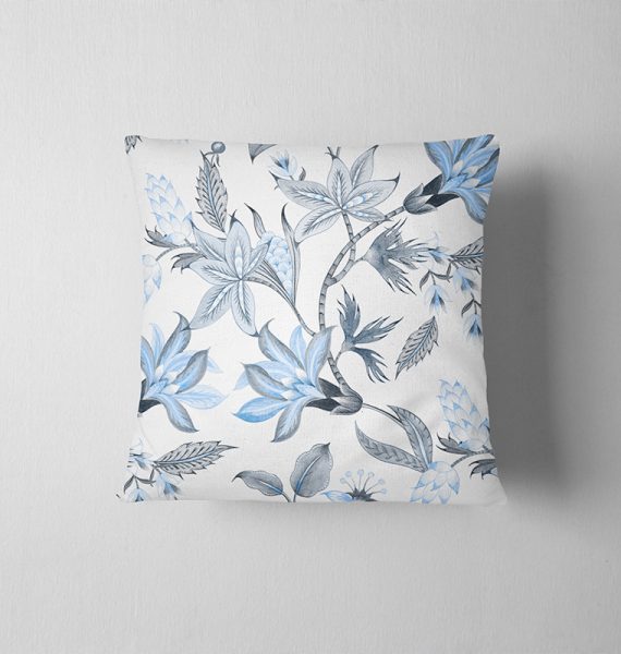 כרית בוטני כחול לבן CP-030-3 – BOTTA