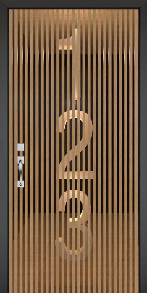 חיפוי דלתות עם מספר דירה / חדר NC019 – BOTTA